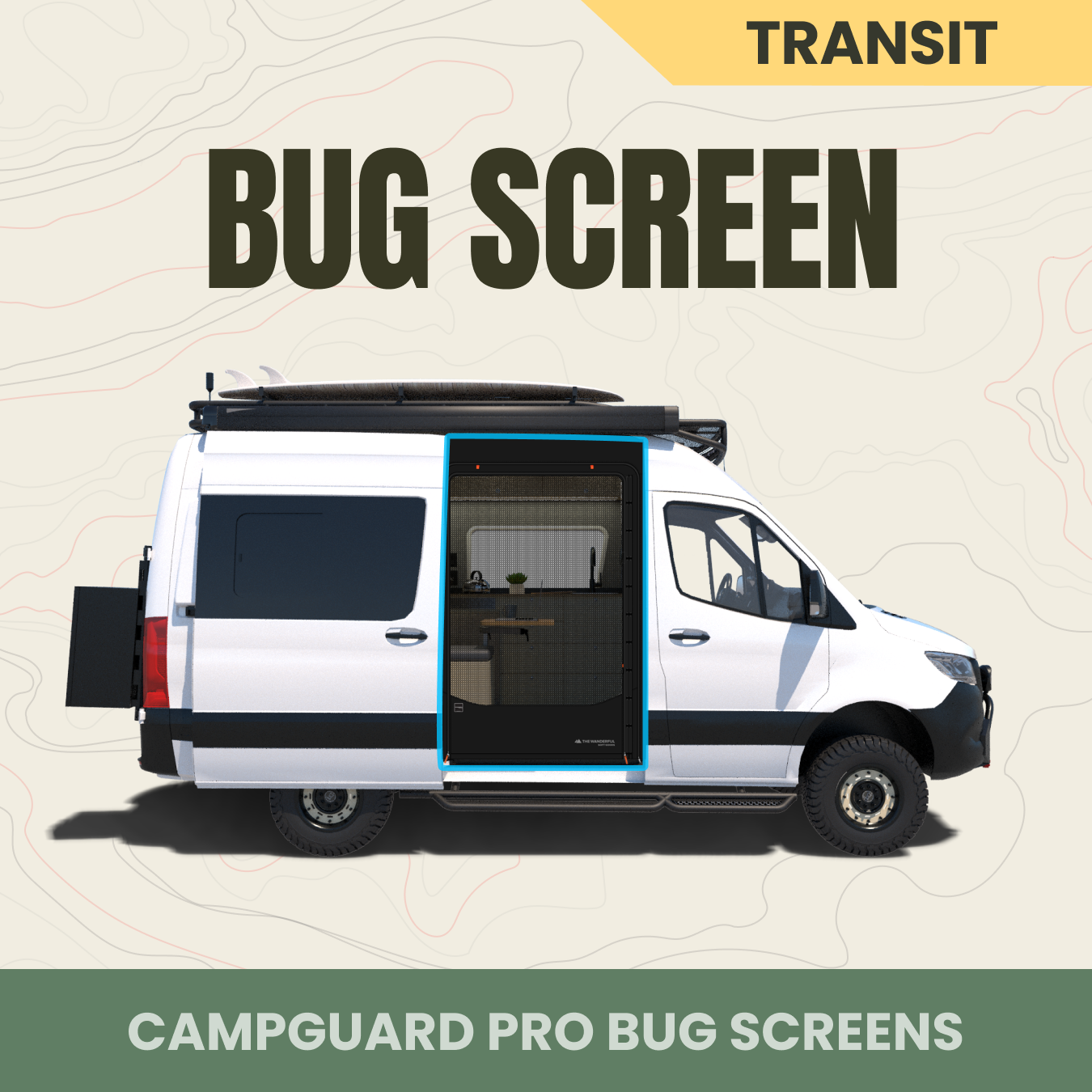 CampGuard Pro Bug Screen - Transit