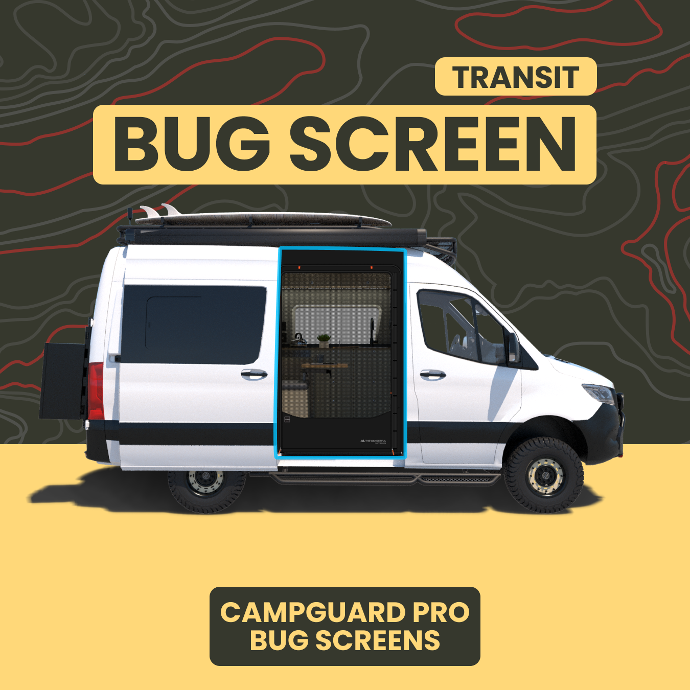CampGuard Pro Bug Screen - Transit