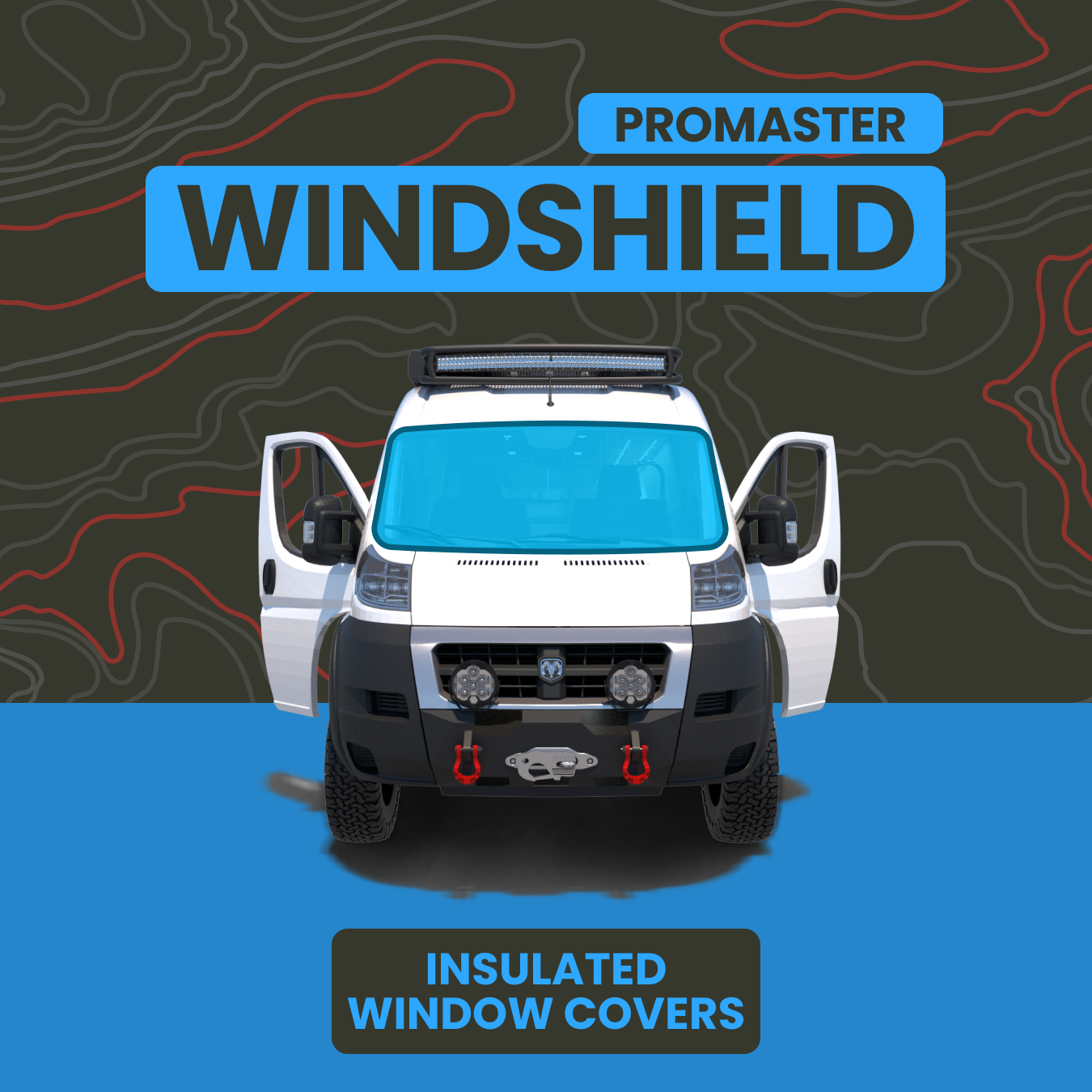 Promaster Van Windshield Cover