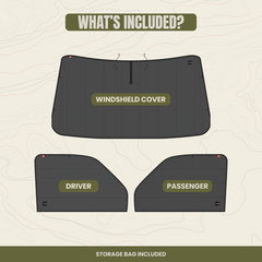 Chevy Express Front Cab Window Cover Set