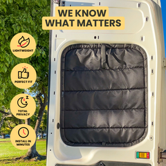 Ford Transit Rear Window Cover Set