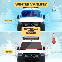 Ford Transit Front Cab Window Cover Set